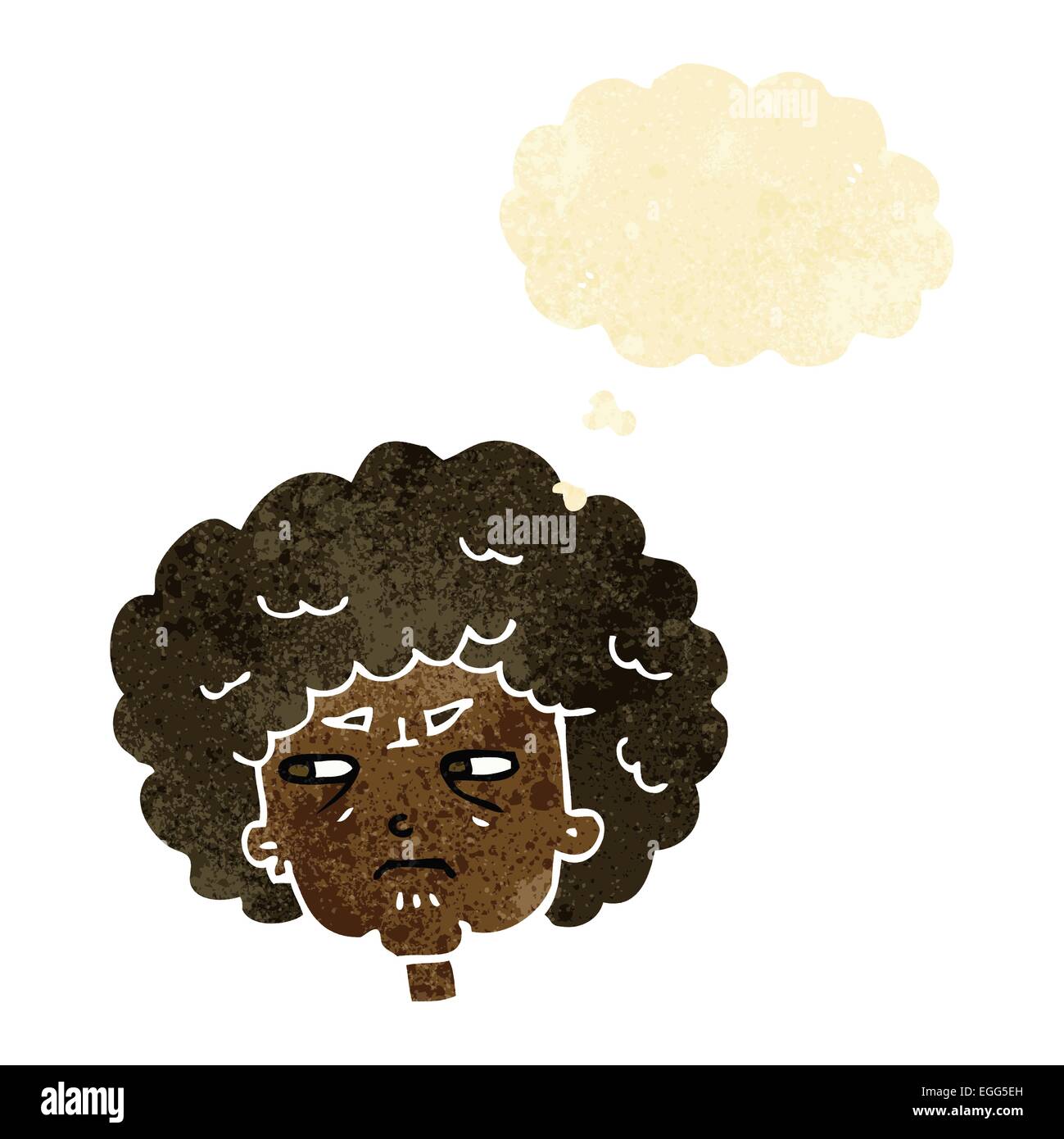 Cartoon bitter old woman Cut Out Stock Images & Pictures - Alamy