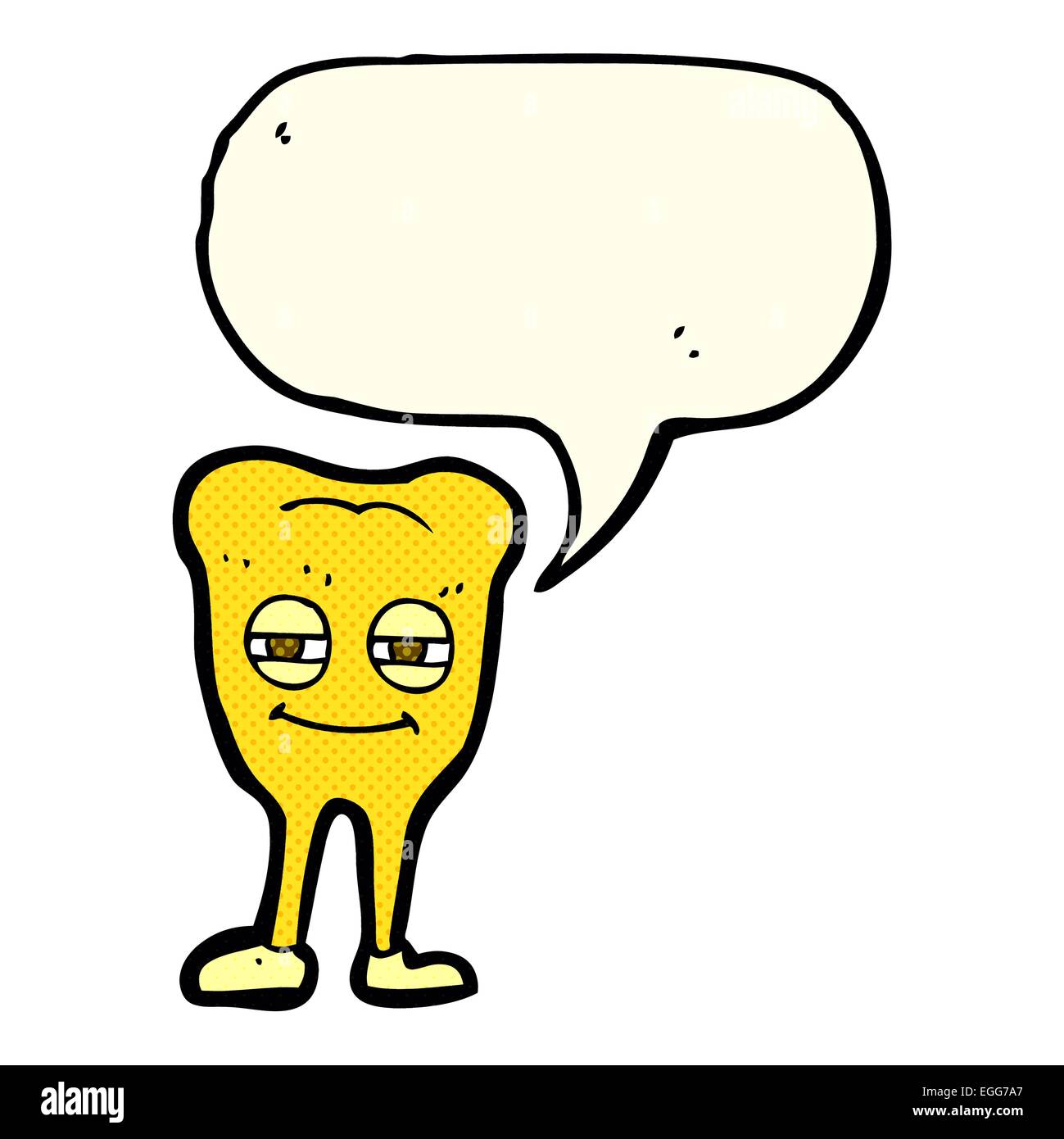 Cartoon funny tooth character bubble Cut Out Stock Images & Pictures ...