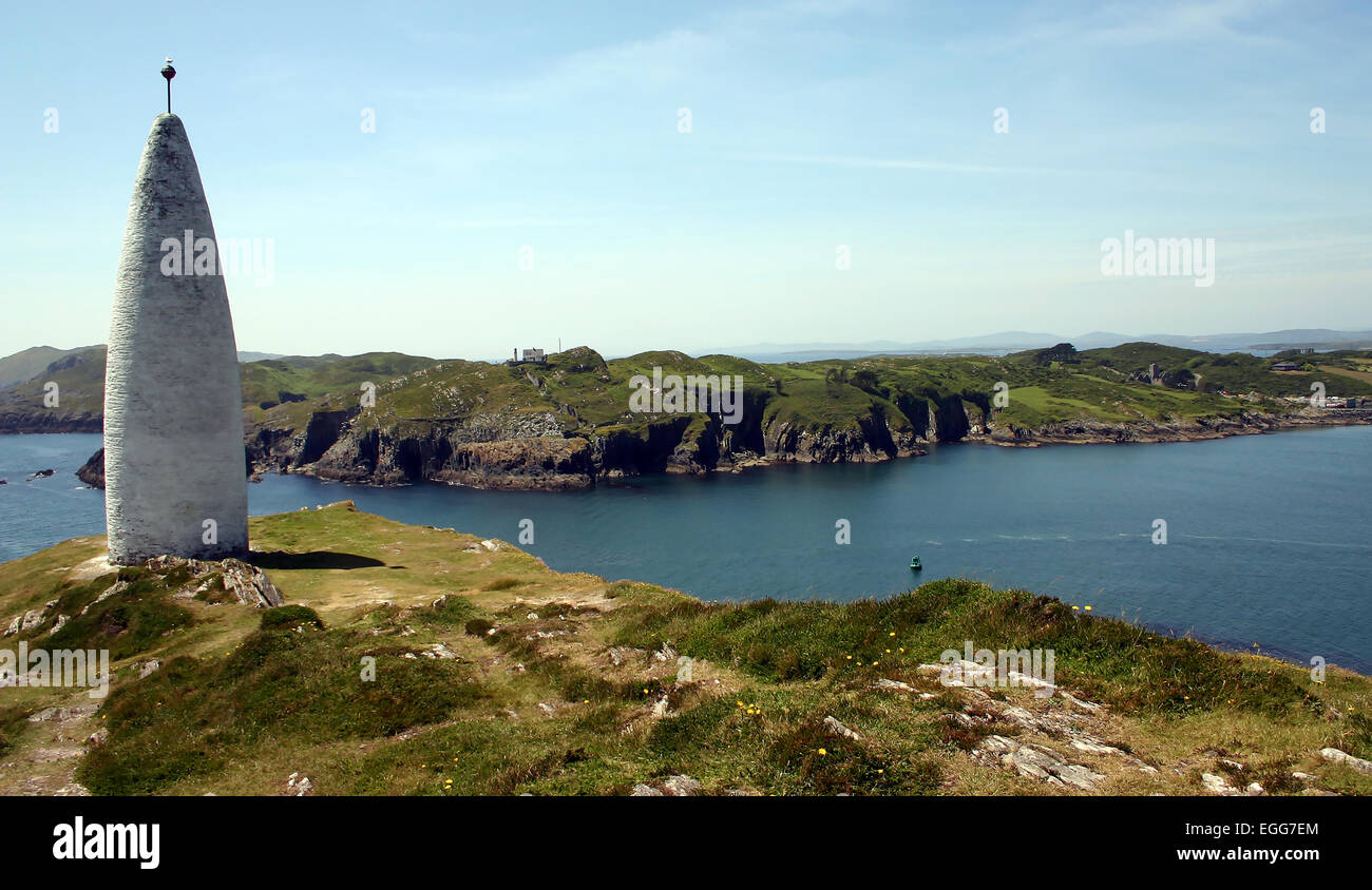the beacon at entrance to baltimore harbour Stock Photo - Alamy