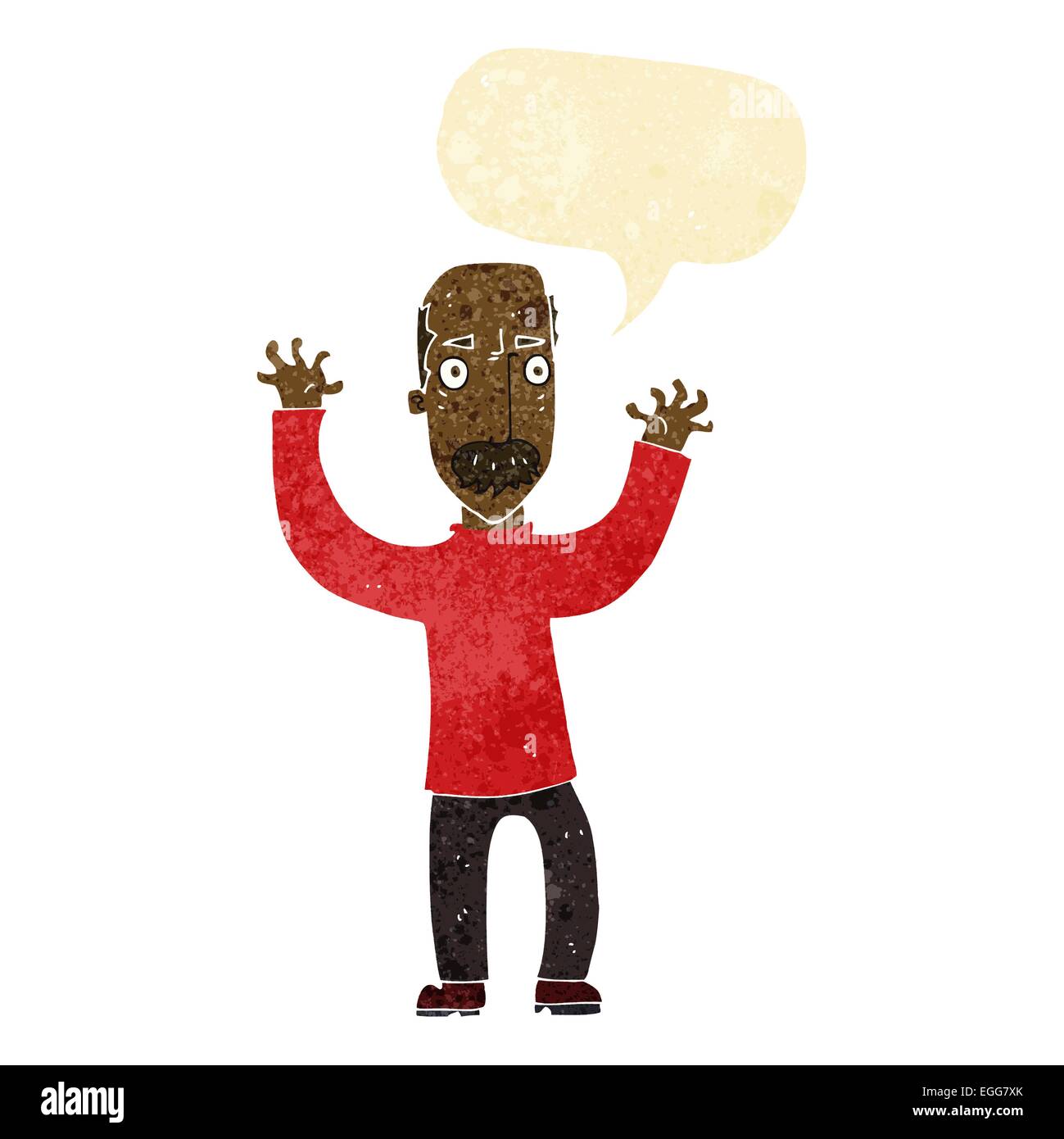 cartoon angry dad with speech bubble Stock Vector Image & Art - Alamy