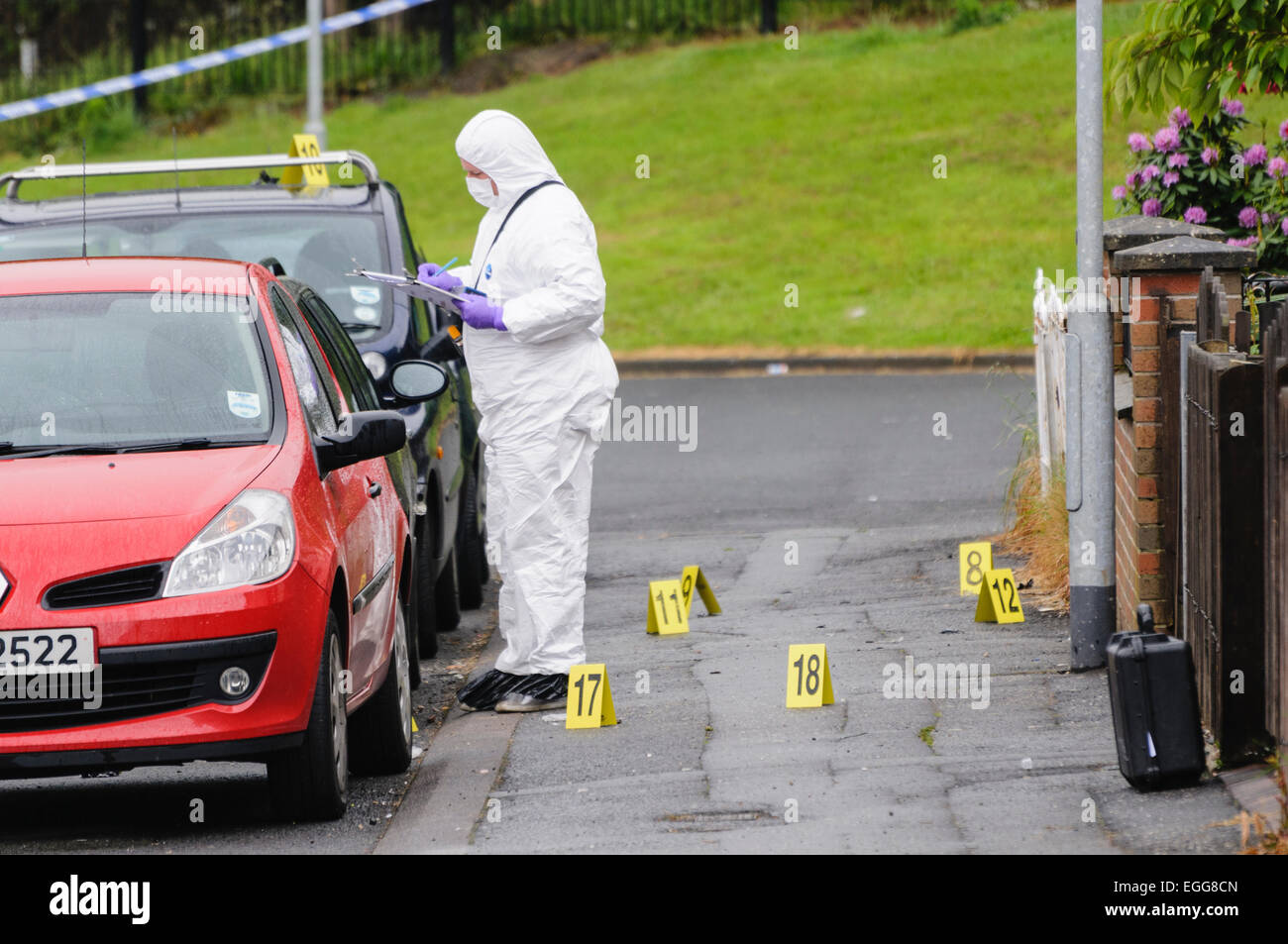 Forensics Police White Boiler Suit High Resolution Stock Photography ...