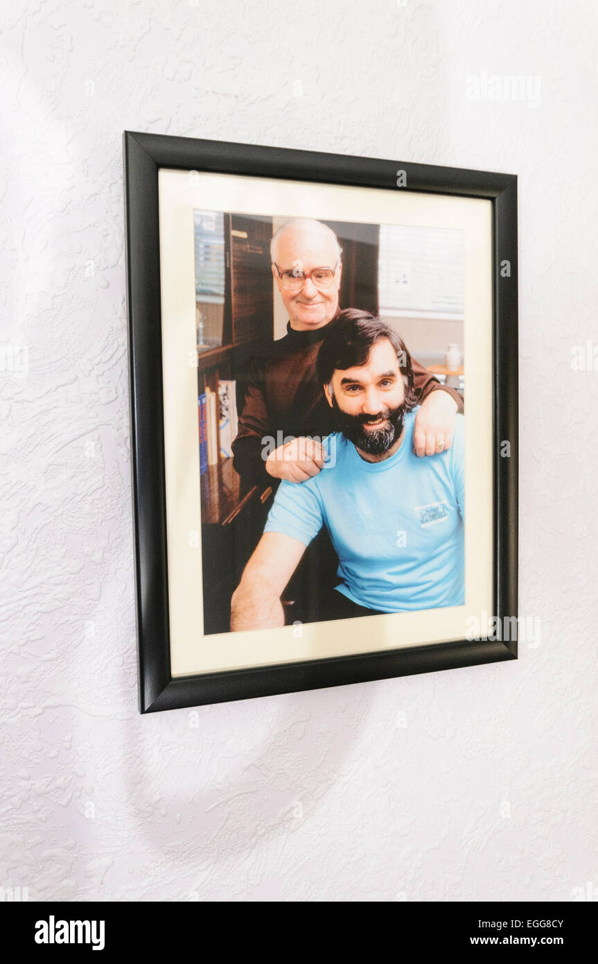Belfast, 31/07/2012 - Photograph of George Best with his father, Dickie ...