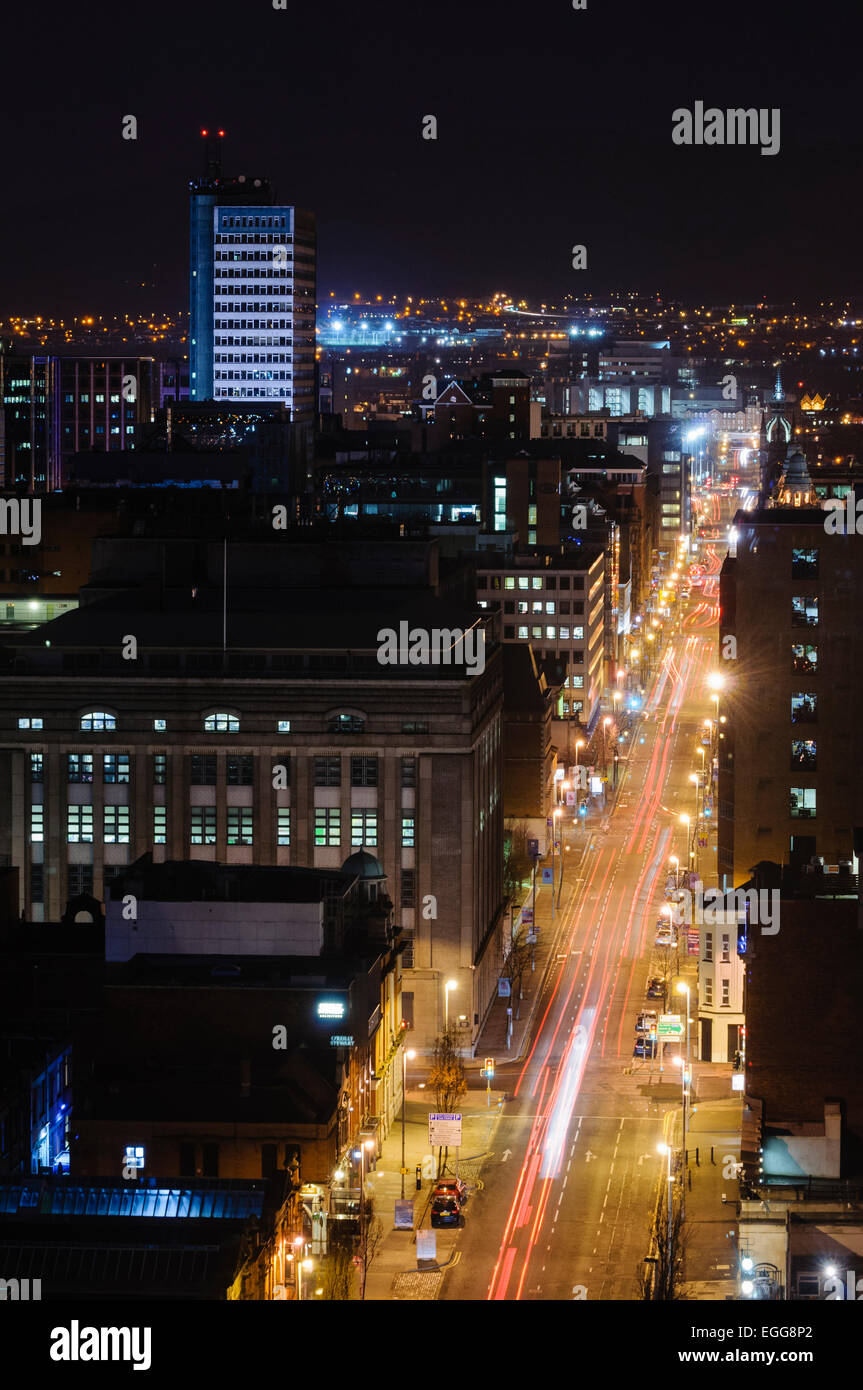 May Street, Belfast, from the roof of Riverside Tower Stock Photo - Alamy