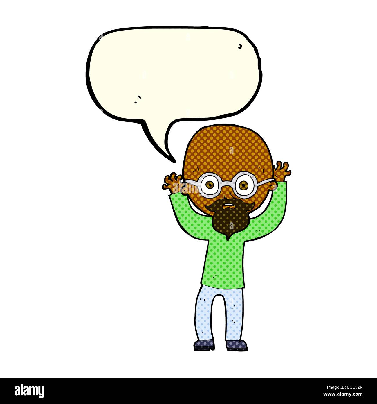 Cartoon stressed bald man hi-res stock photography and images - Alamy