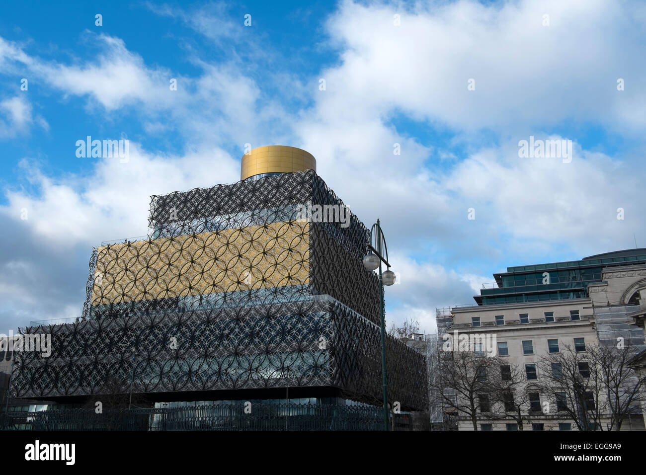 Birmingham Central library exterior view Stock Photo - Alamy