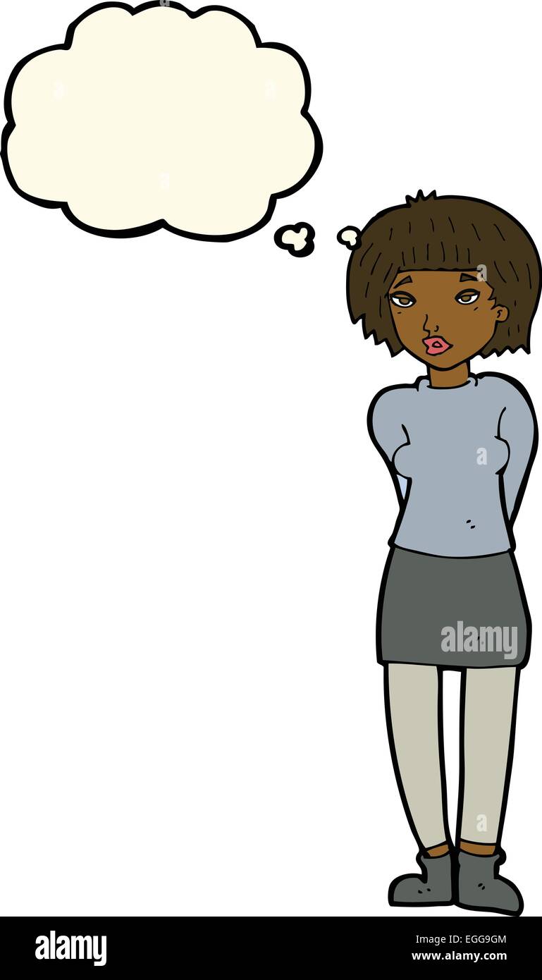 Shy woman bubble hi-res stock photography and images - Alamy