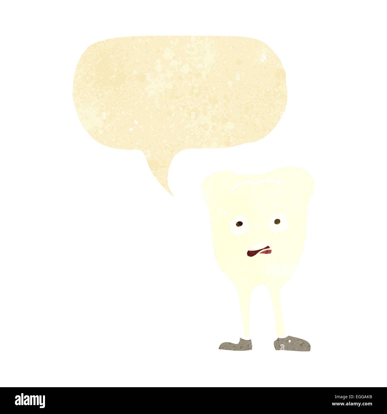 Cartoon funny tooth character bubble Cut Out Stock Images & Pictures ...