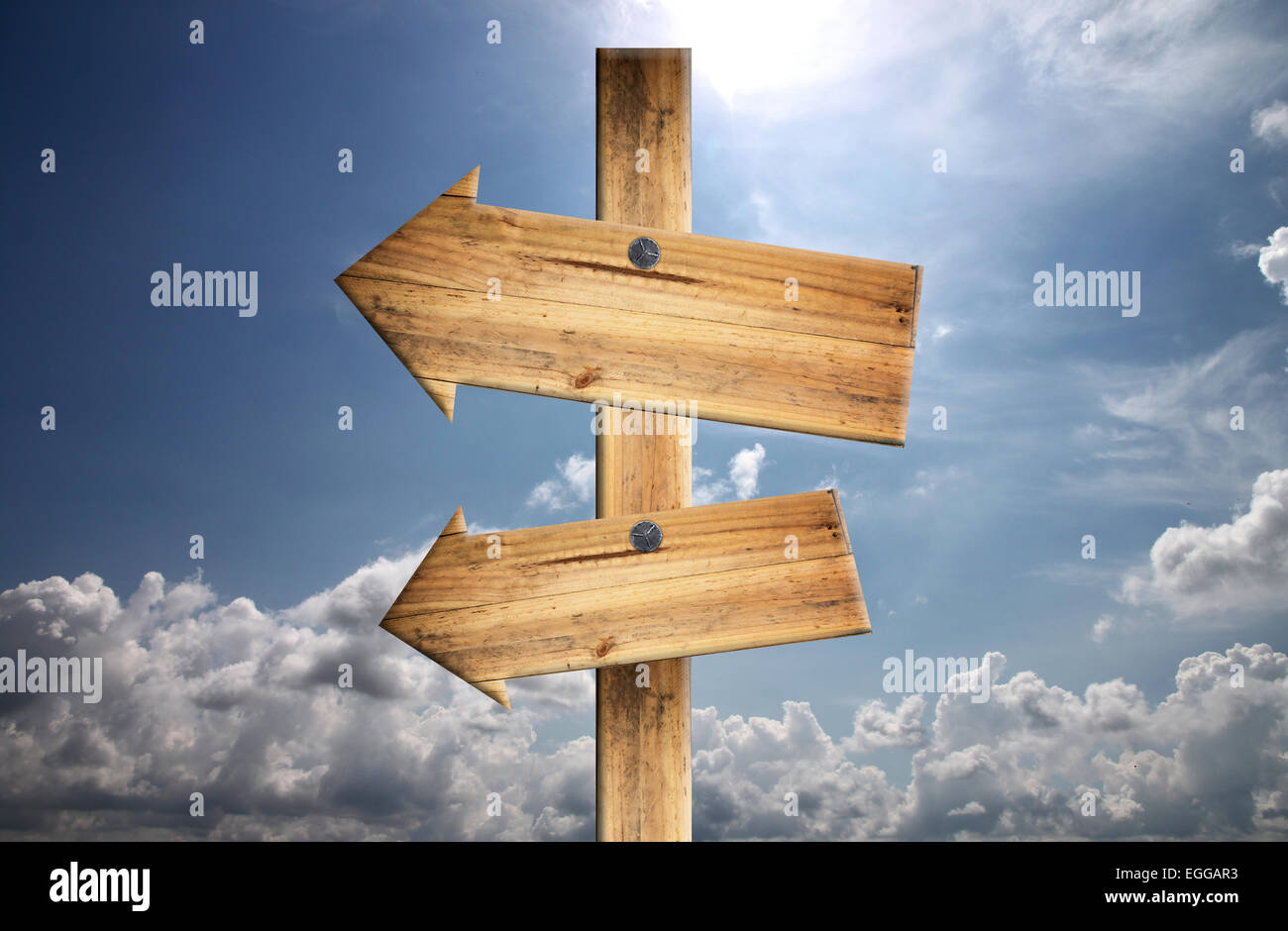 Blue background sign hi-res stock photography and images - Alamy