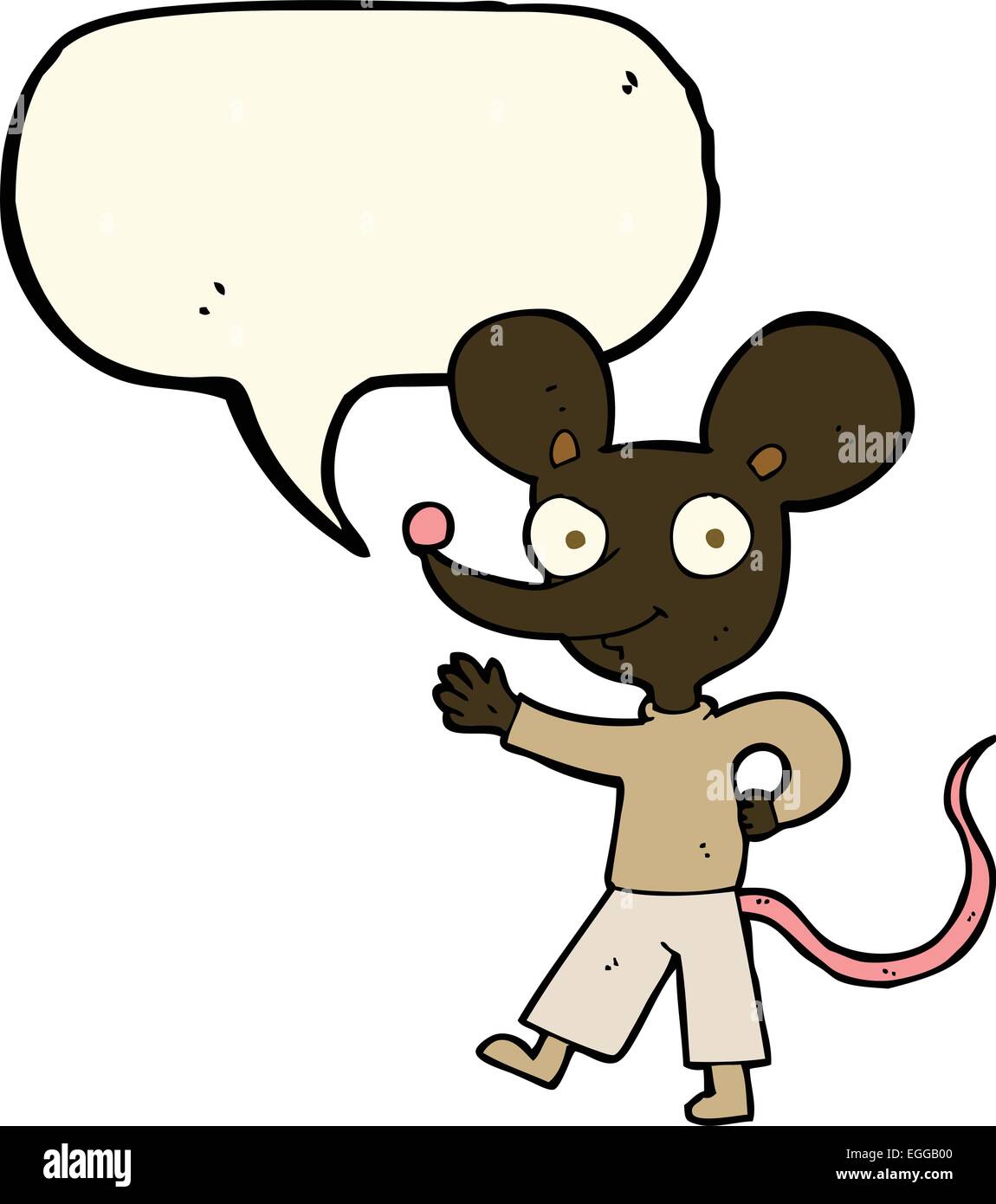 Cartoon waving mouse Stock Vector Images - Alamy