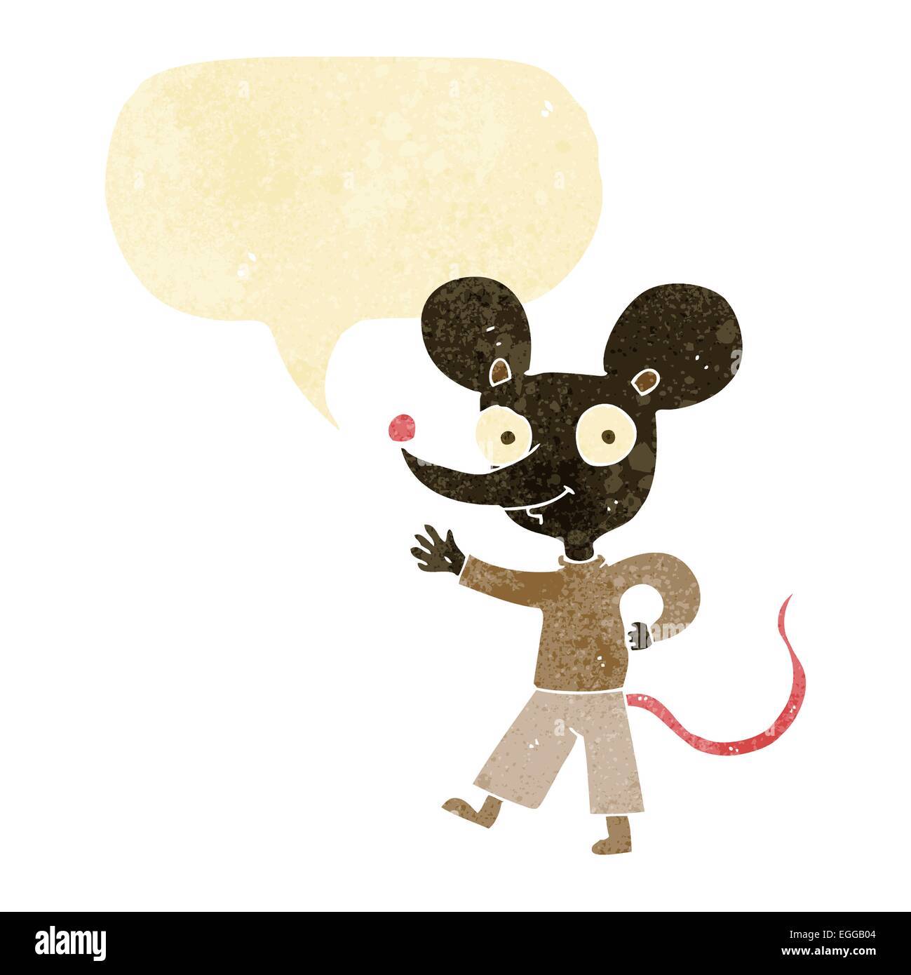 Cartoon waving mouse Stock Vector Images - Alamy
