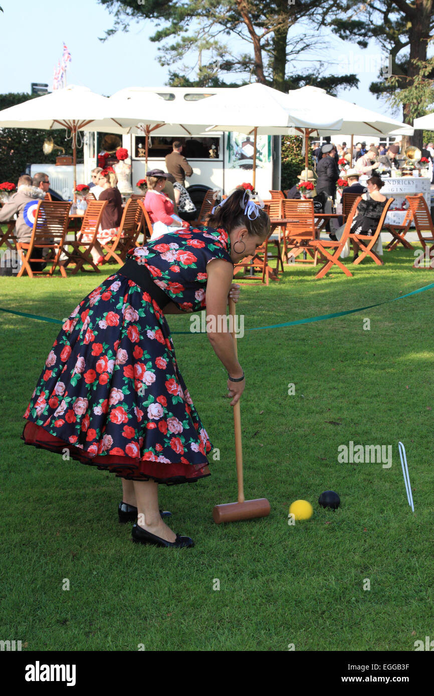Vintage croquet britain hi-res stock photography and images - Alamy