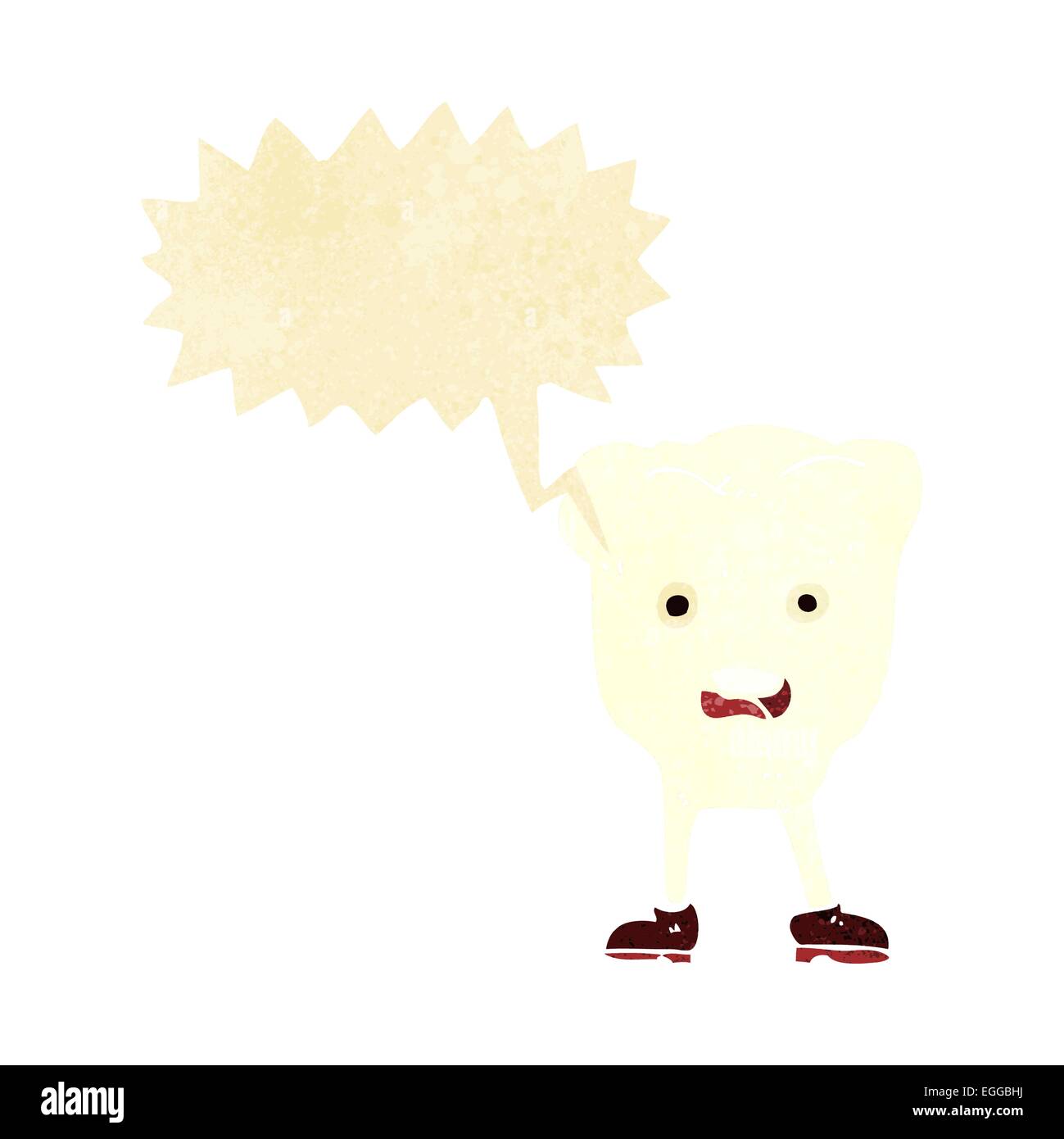 Cartoon funny tooth character bubble Cut Out Stock Images & Pictures ...