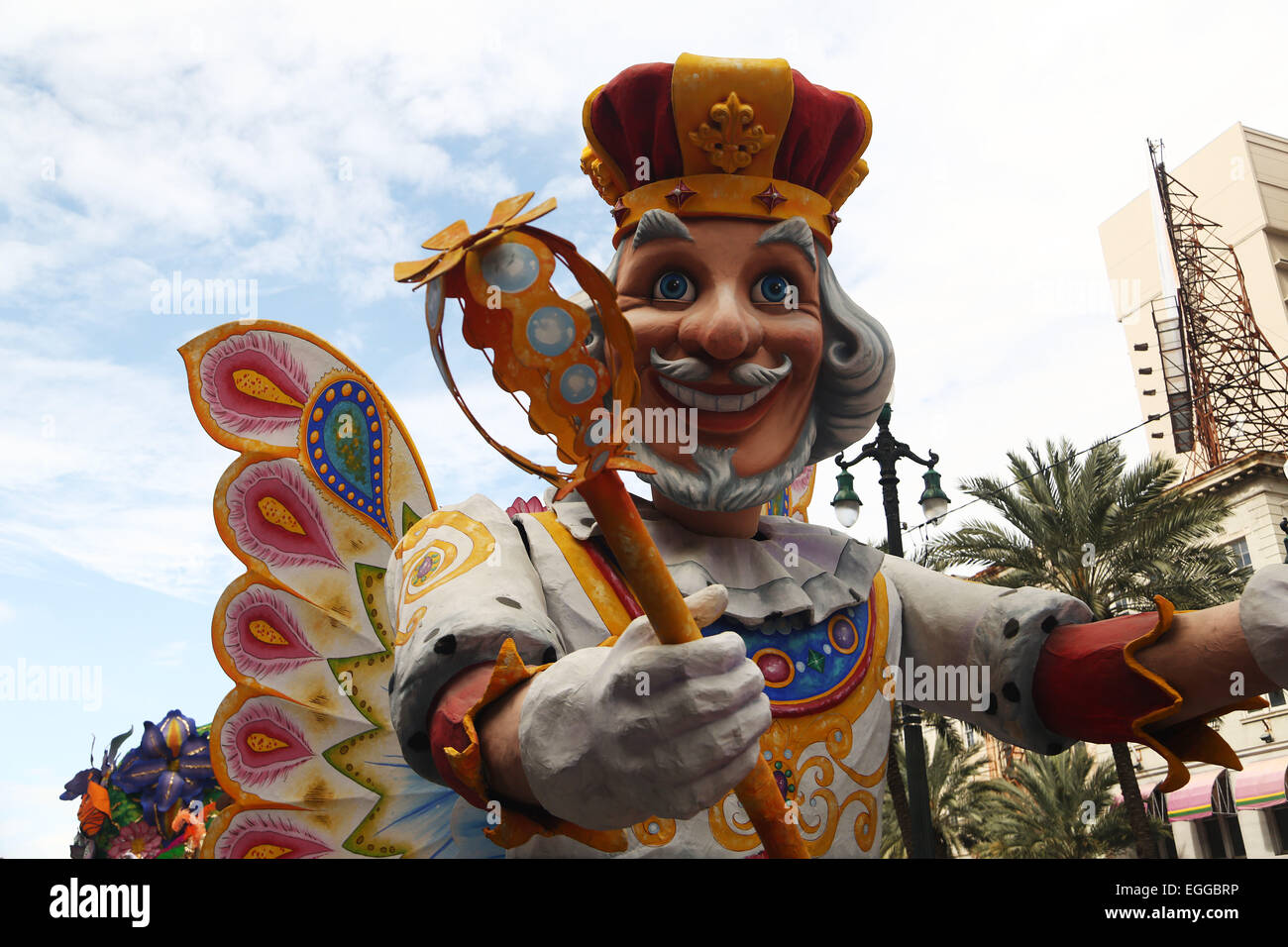 New Orleans, LOUISIANA, USA. 17th Feb, 2015. A float in the Krewe of ...