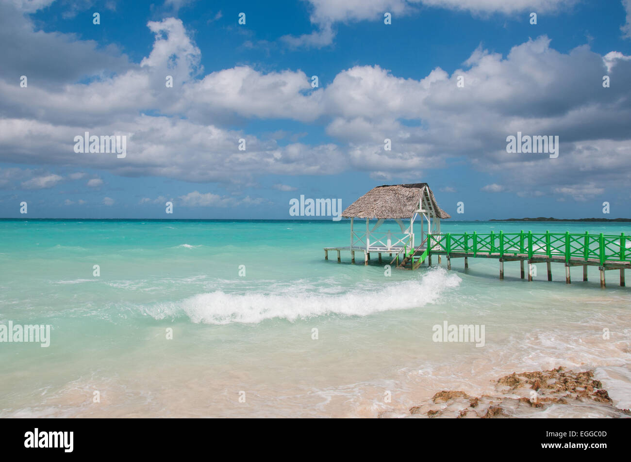 Pier on the beach Stock Photo - Alamy