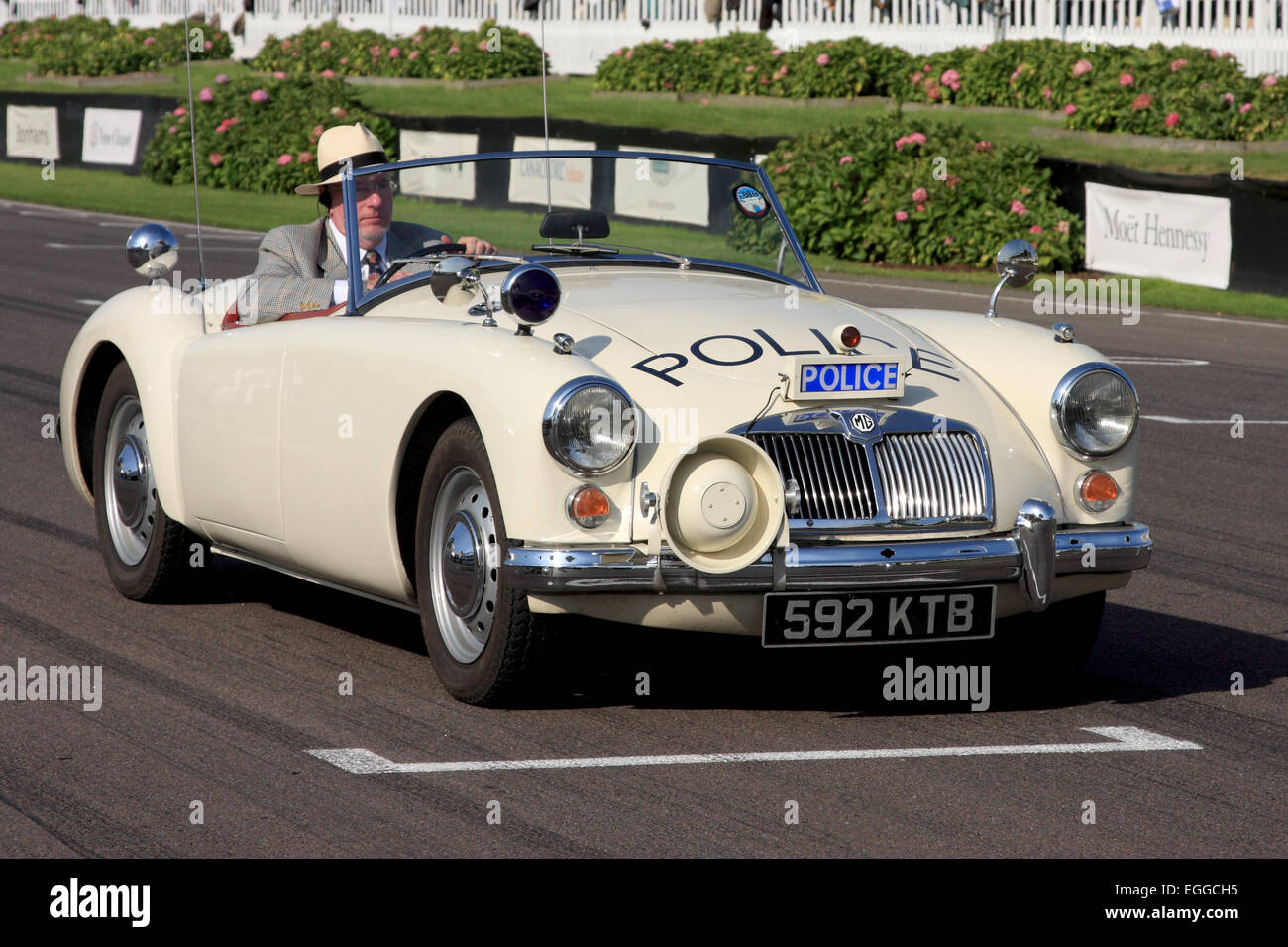 A police car with style / Goodwood Revival / Goodwood / UK Stock Photo ...