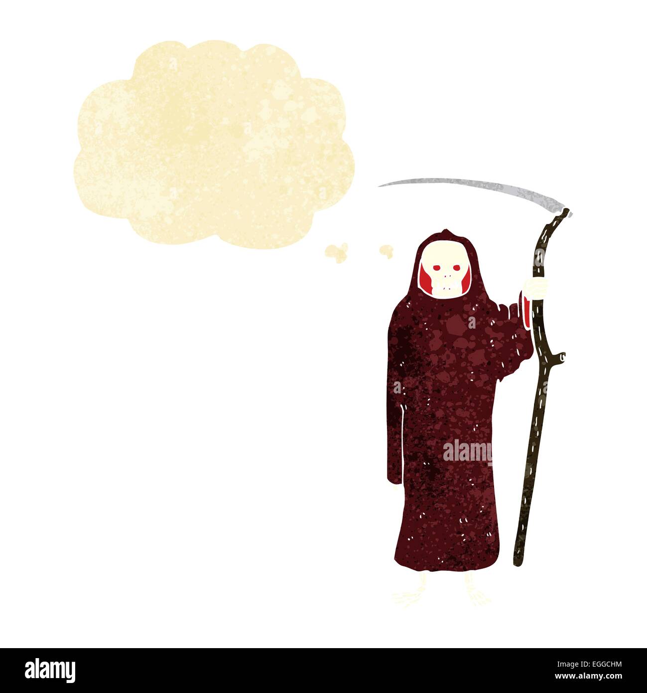death cartoon with thought bubble Stock Vector Image & Art - Alamy