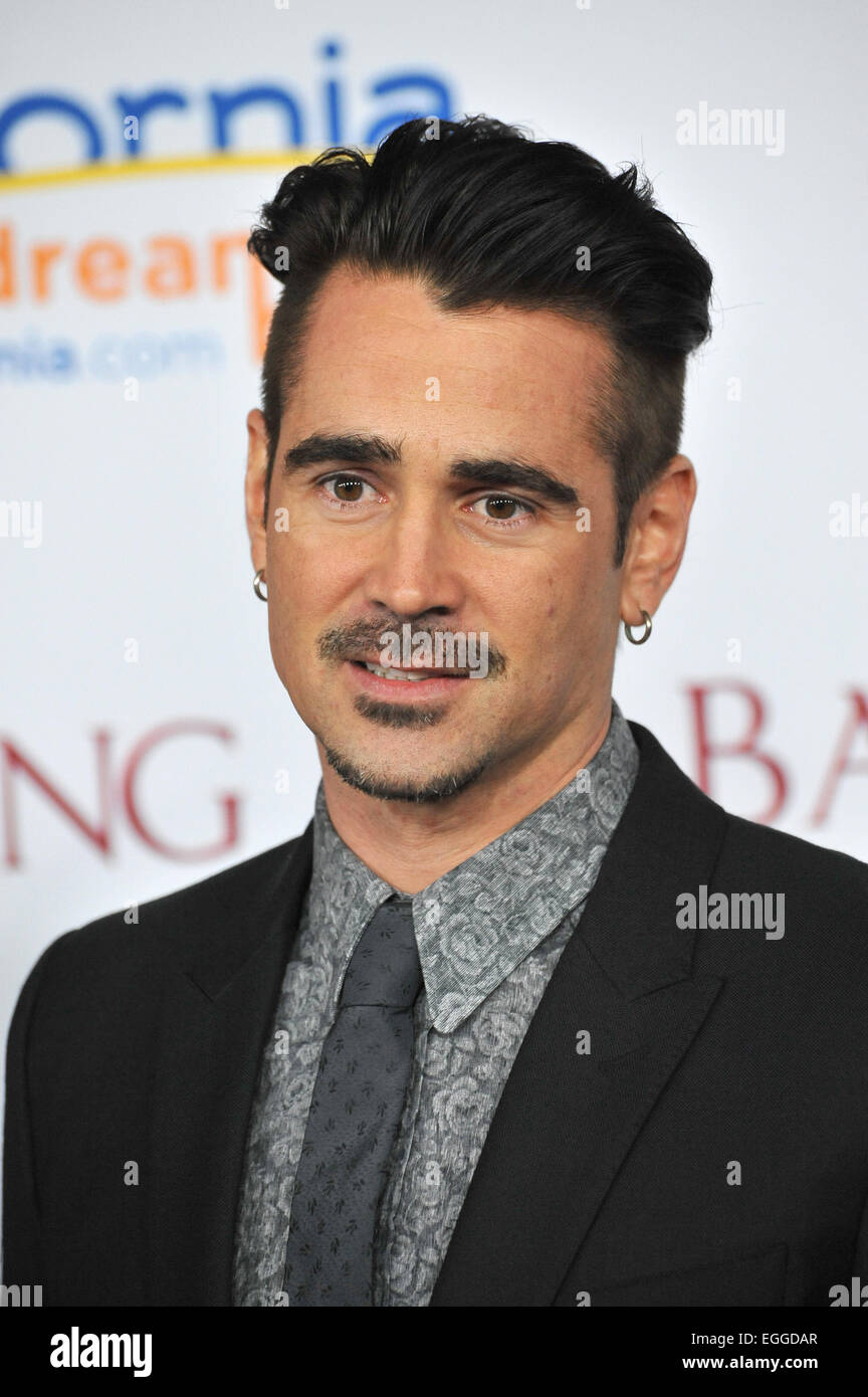 LOS ANGELES, CA - DECEMBER 9, 2013: Colin Farrell at the US premiere of ...