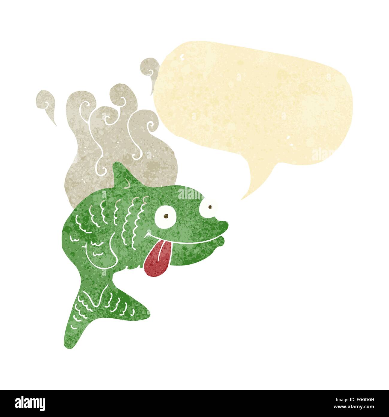 cartoon smelly fish with speech bubble Stock Vector Image & Art - Alamy