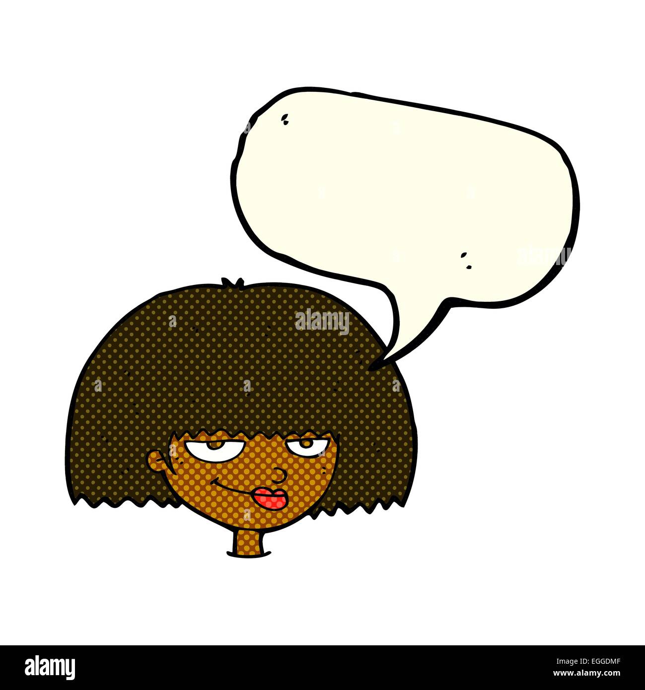 Cartoon mean female face hi-res stock photography and images - Alamy