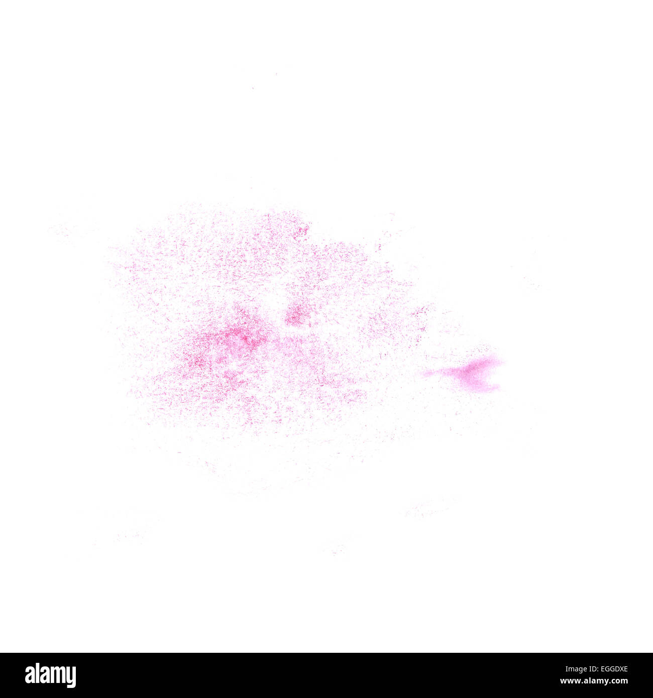 ink blot pink splatter background isolated on white hand painted Stock ...