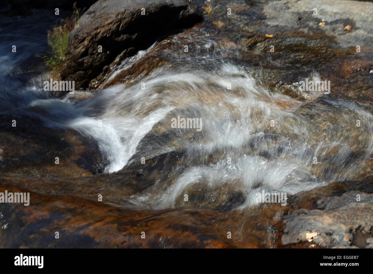 The water in the stream photographed closeup Stock Photo - Alamy