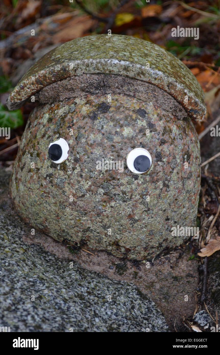 Beachcomber Art, Rock Face Stock Photo - Alamy