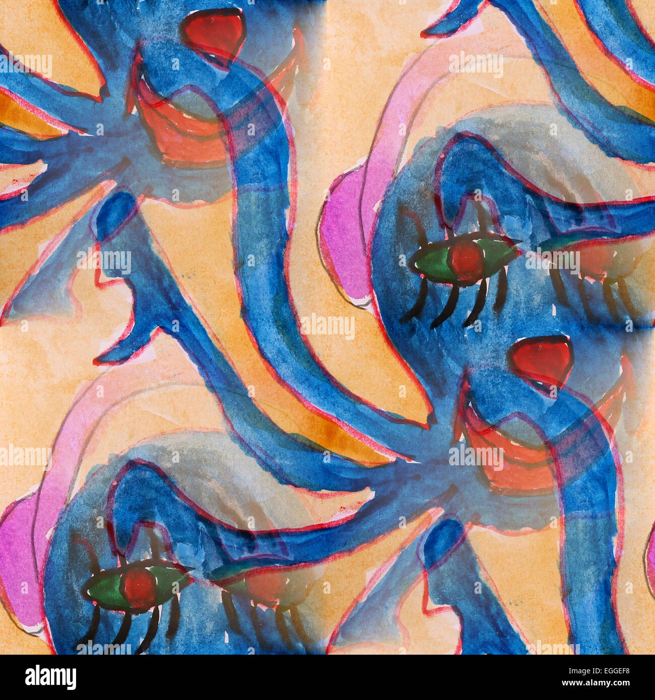 ink blue horror story blot splatter background isolated on white Stock ...