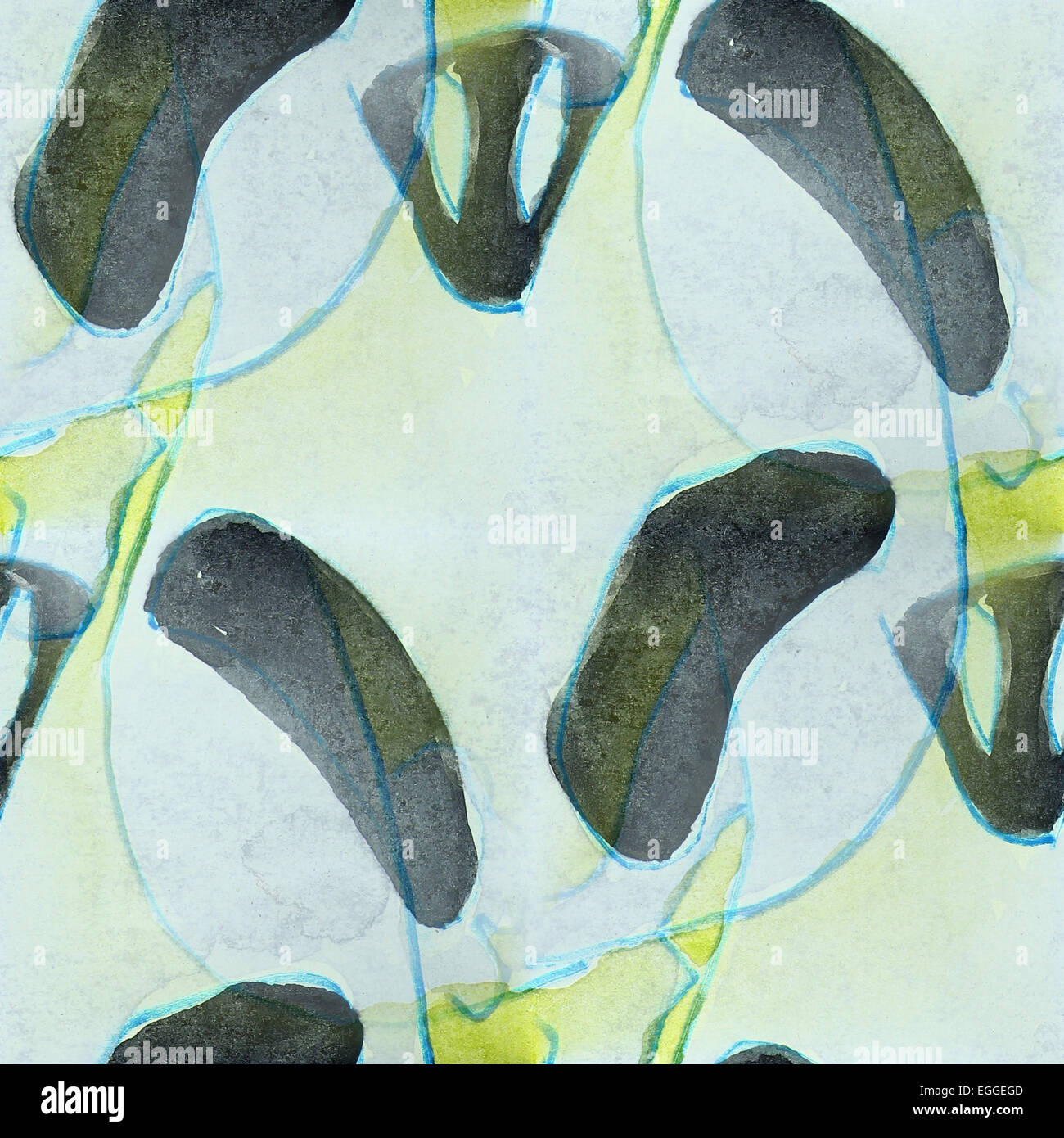 ink ghost blot splatter background isolated on white hand painte Stock ...