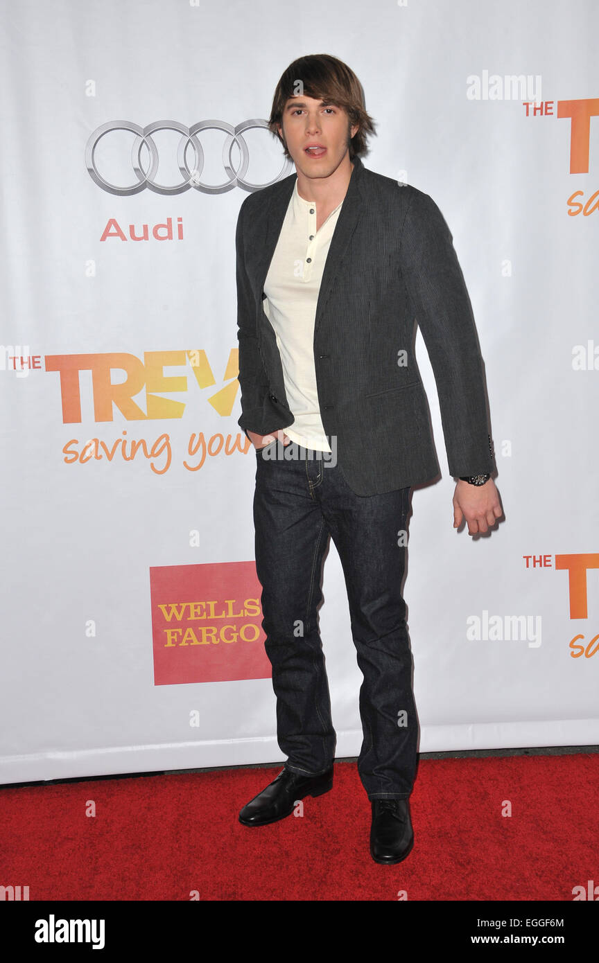 LOS ANGELES, CA - DECEMBER 8, 2013: "Glee" star Blake Jenner at the ...