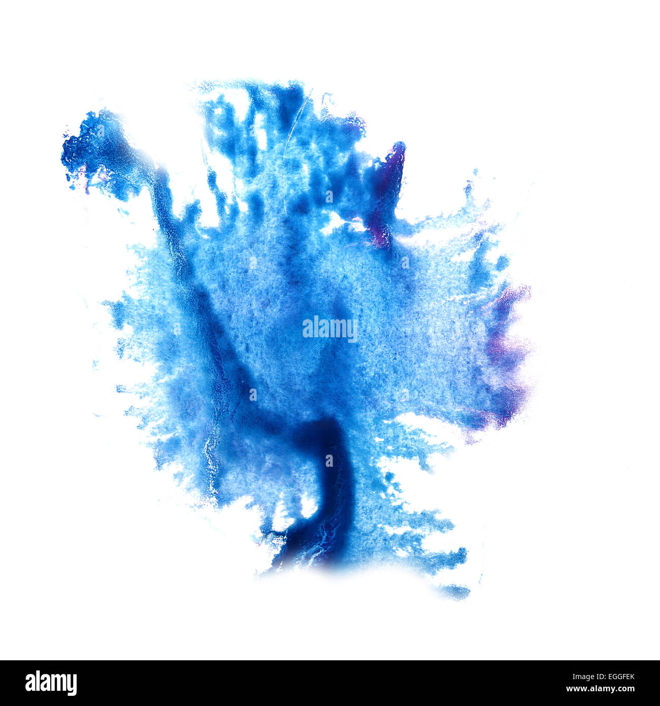 macro spot blue blotch texture isolated on white texture Stock Photo ...