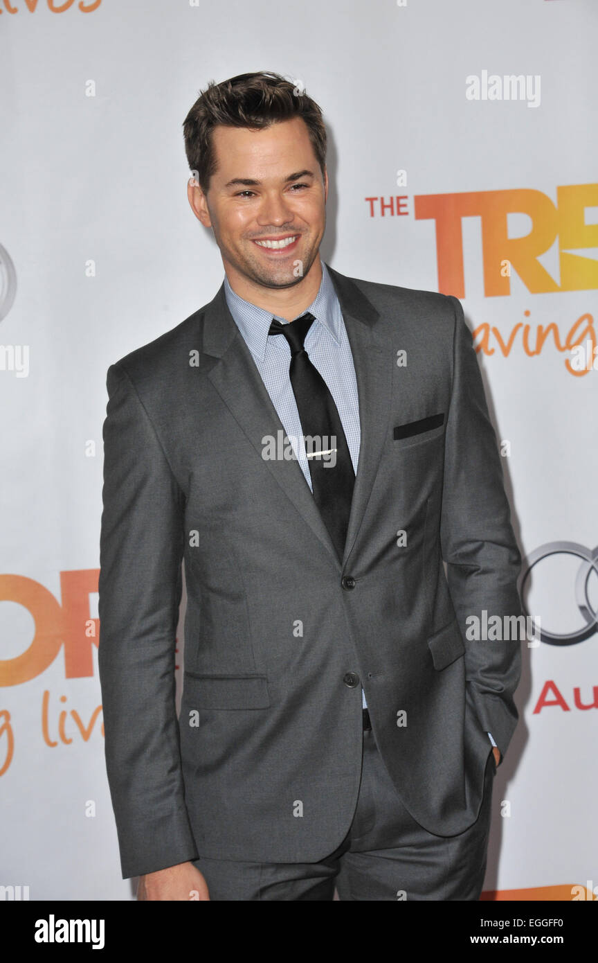 LOS ANGELES, CA - DECEMBER 8, 2013: Andrew Rannells at the 15th ...