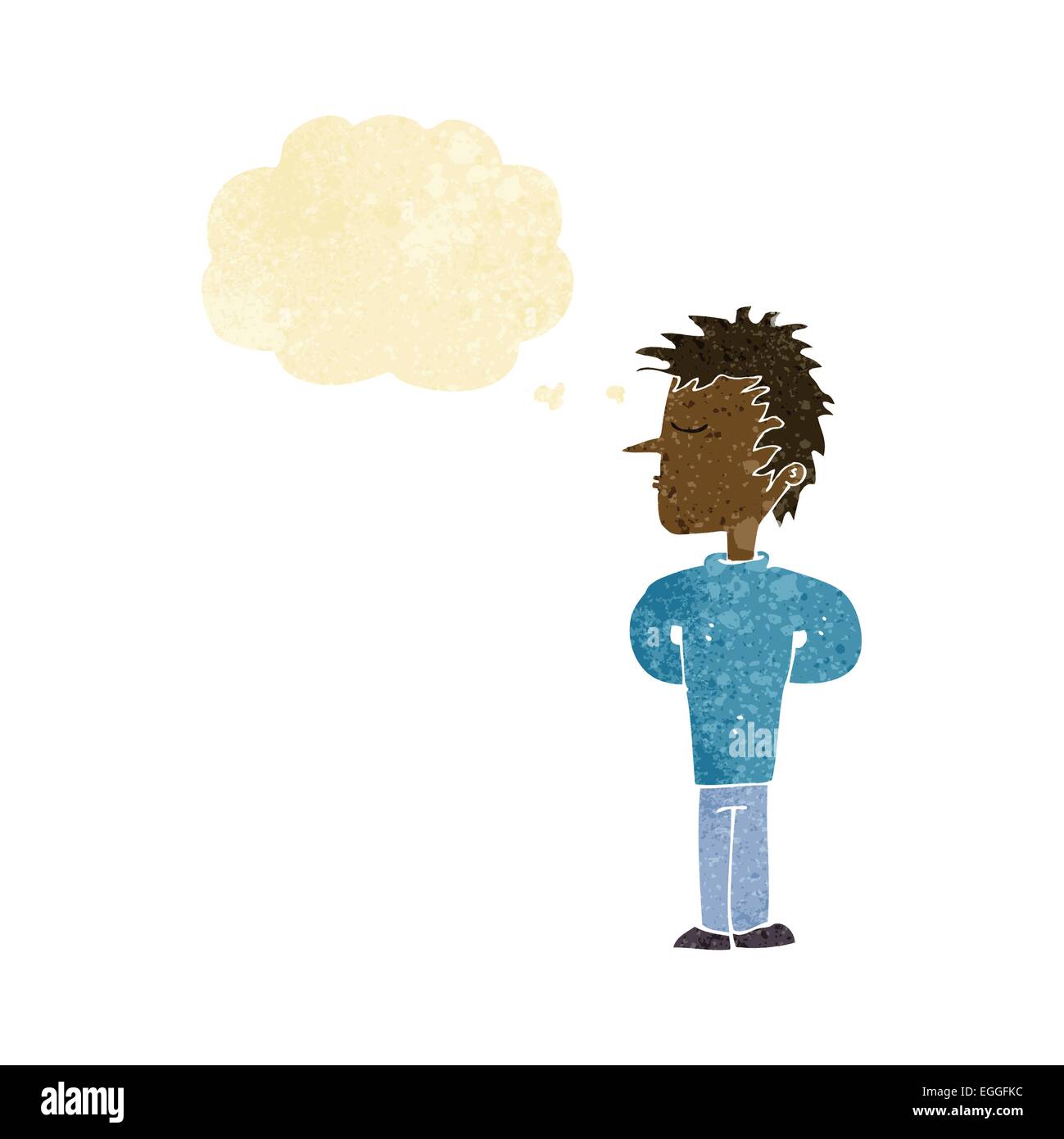 Cartoon Man Ignoring High Resolution Stock Photography and Images - Alamy