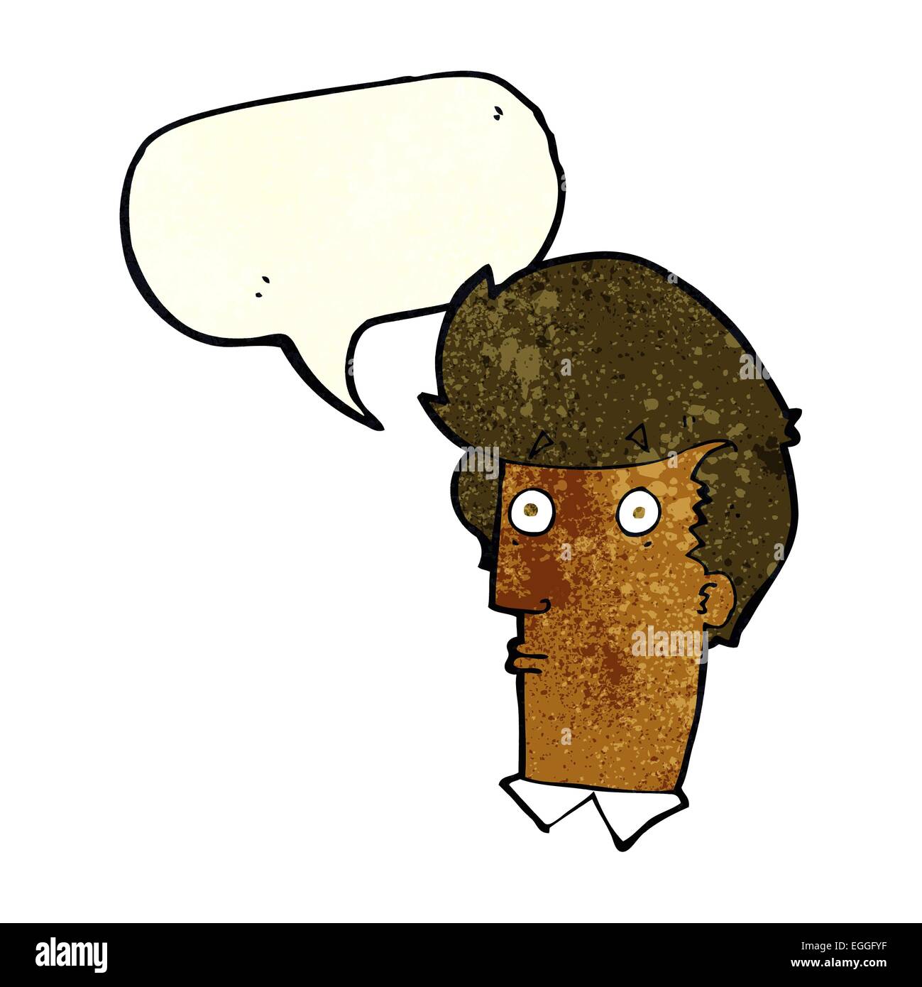 Cartoon surprised expression bubble Cut Out Stock Images & Pictures - Alamy