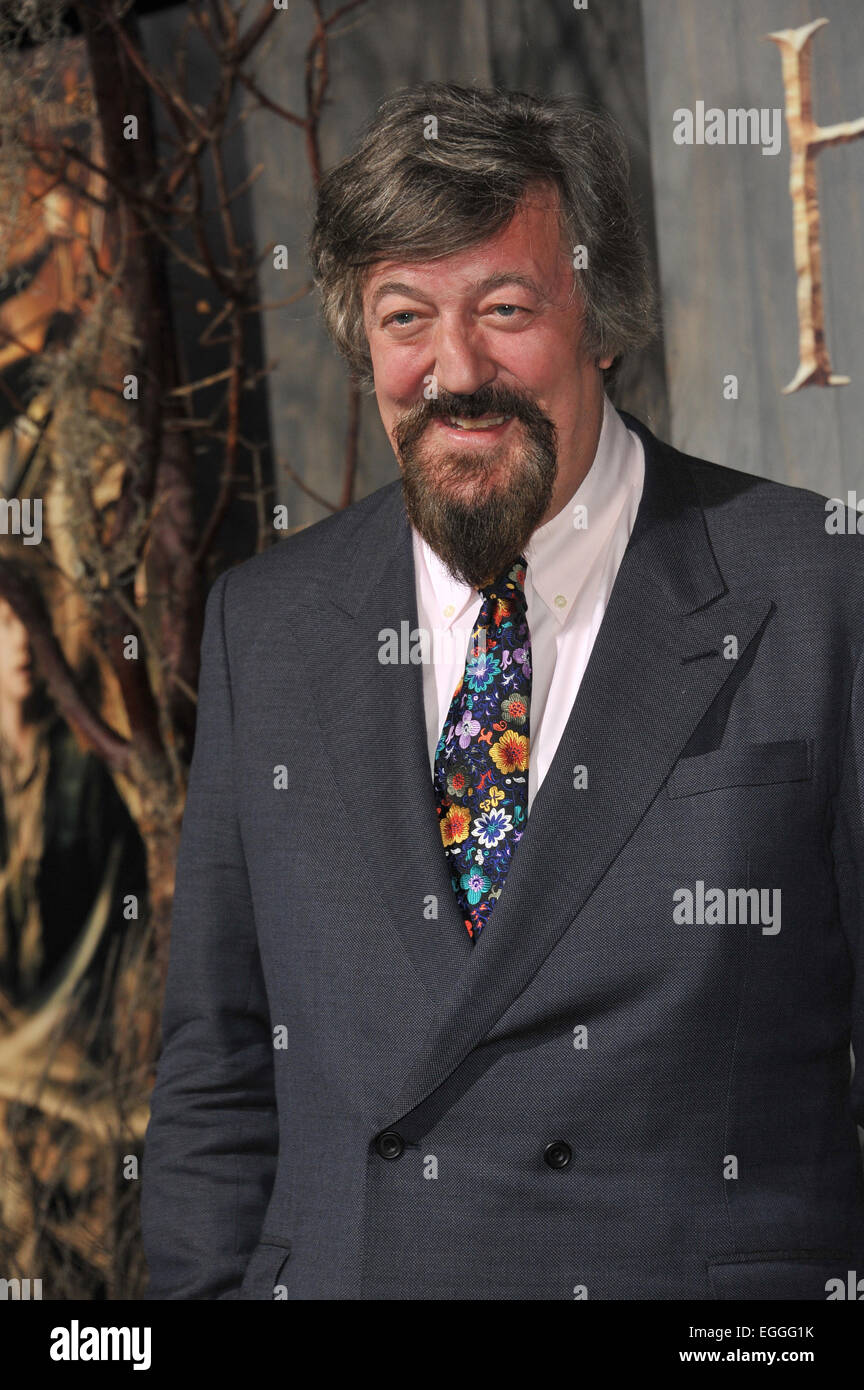 LOS ANGELES, CA - DECEMBER 2, 2013: Stephen Fry at the Los Angeles ...