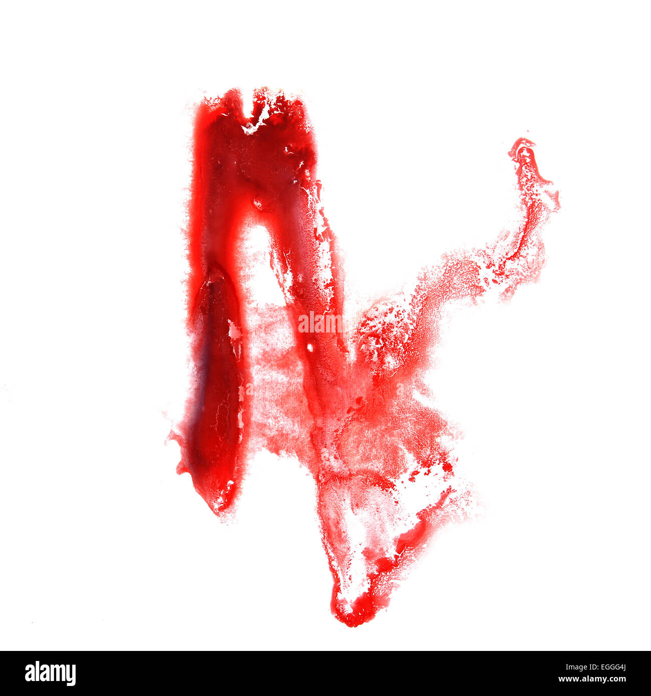 macro spot red blotch texture isolated on white texture Stock Photo - Alamy