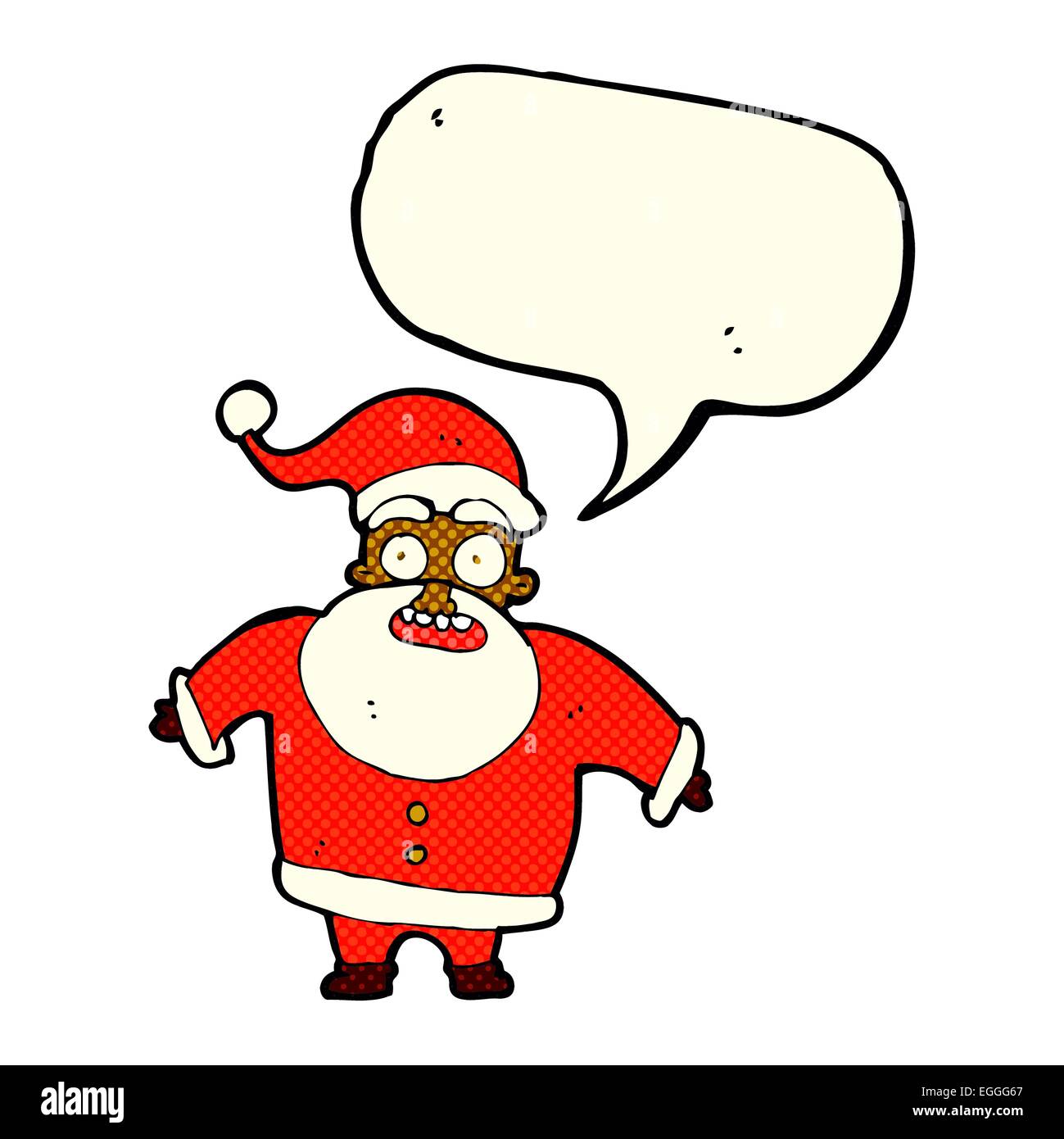 Cartoon shocked santa claus Stock Vector Images - Alamy