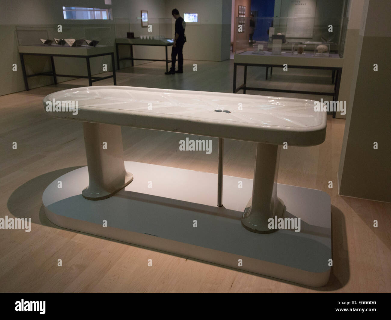 London, UK. 24 February 2015. A Post-Mortem Table, c. 1925, Royal ...