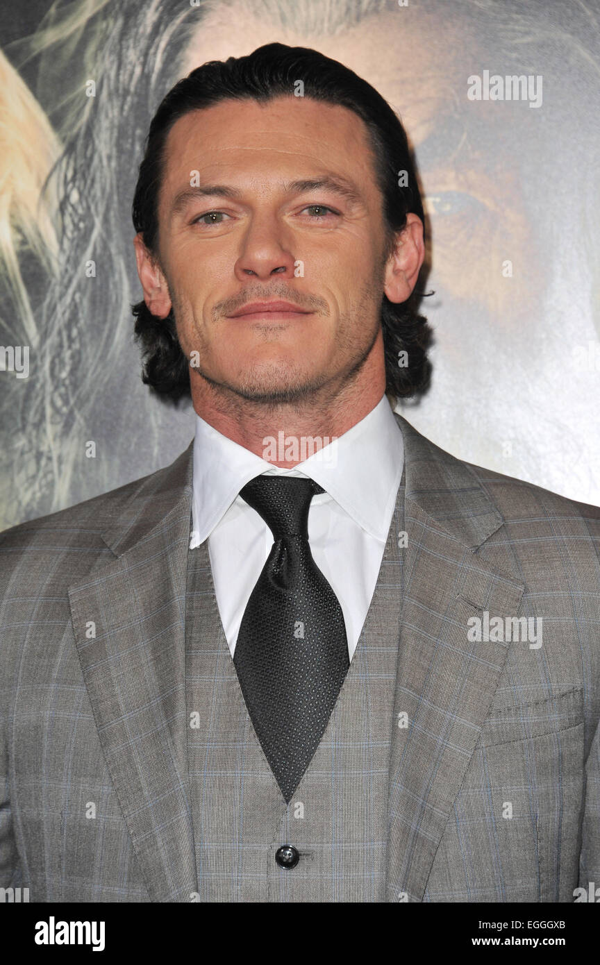LOS ANGELES, CA - DECEMBER 2, 2013: Luke Evans at the Los Angeles ...