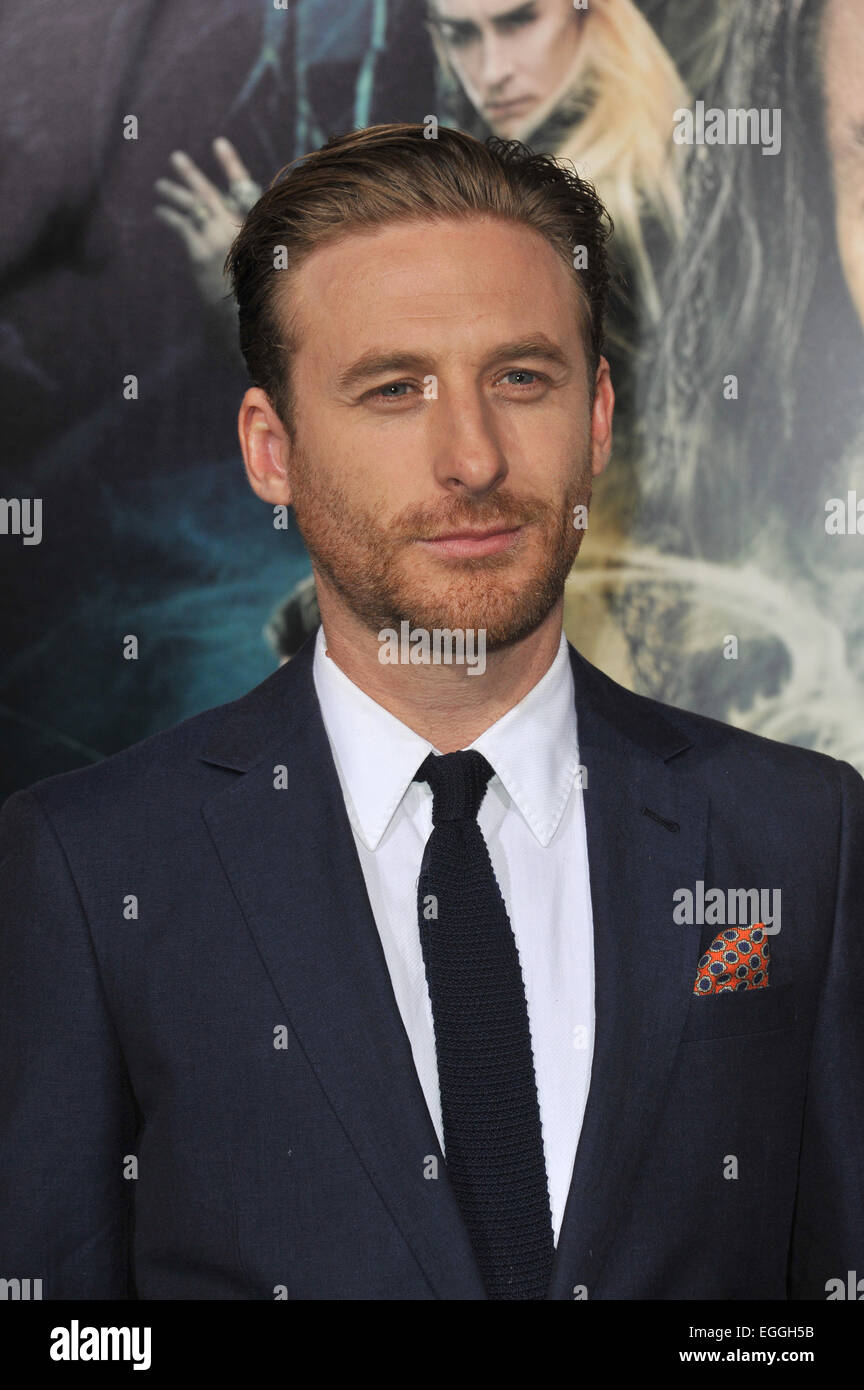 LOS ANGELES, CA - DECEMBER 2, 2013: Dean O'Gorman at the Los Angeles ...