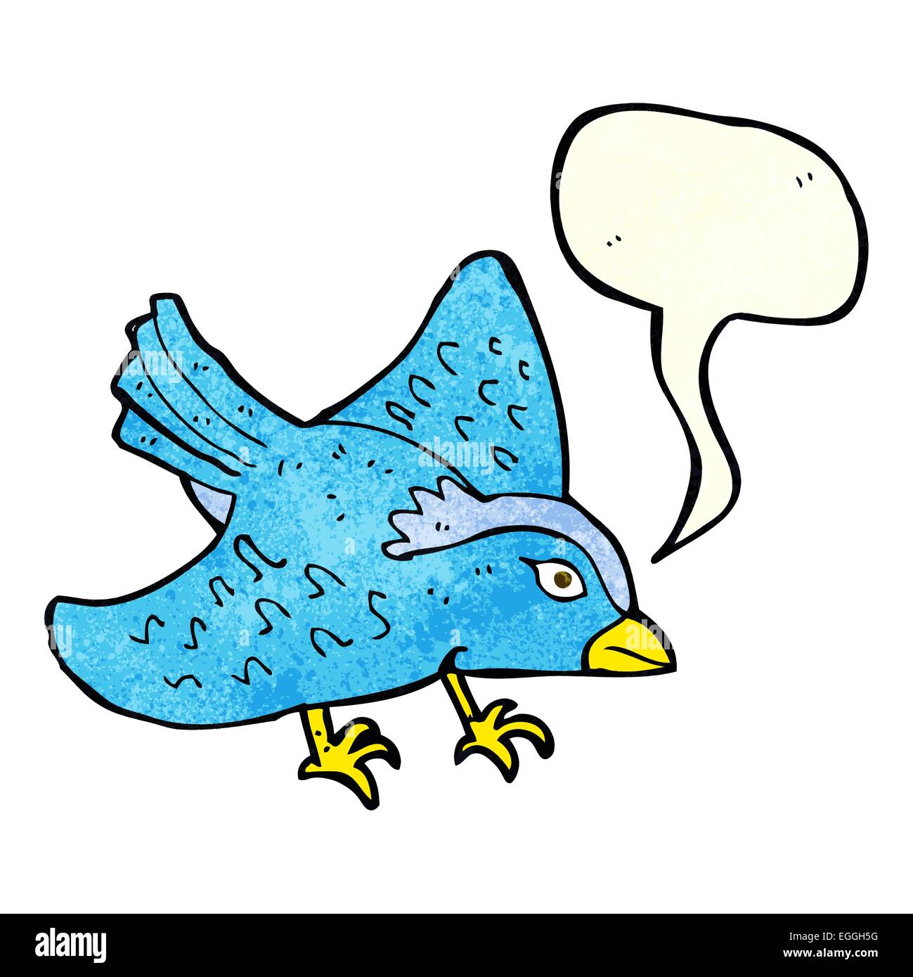 Cartoon garden bird speech hi-res stock photography and images - Alamy