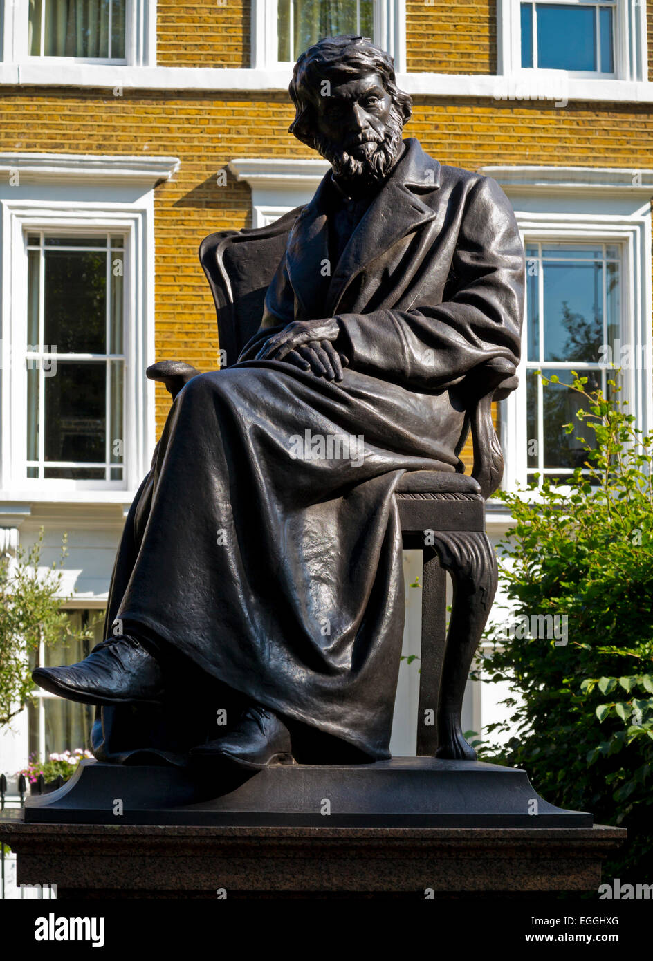 Statue of Scottish Philosopher, writer and historian Thomas Carlyle by ...