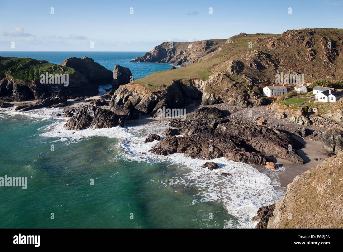"Kynance Cove", [The Lizard Peninsula], Cornwall, England, UK Stock ...