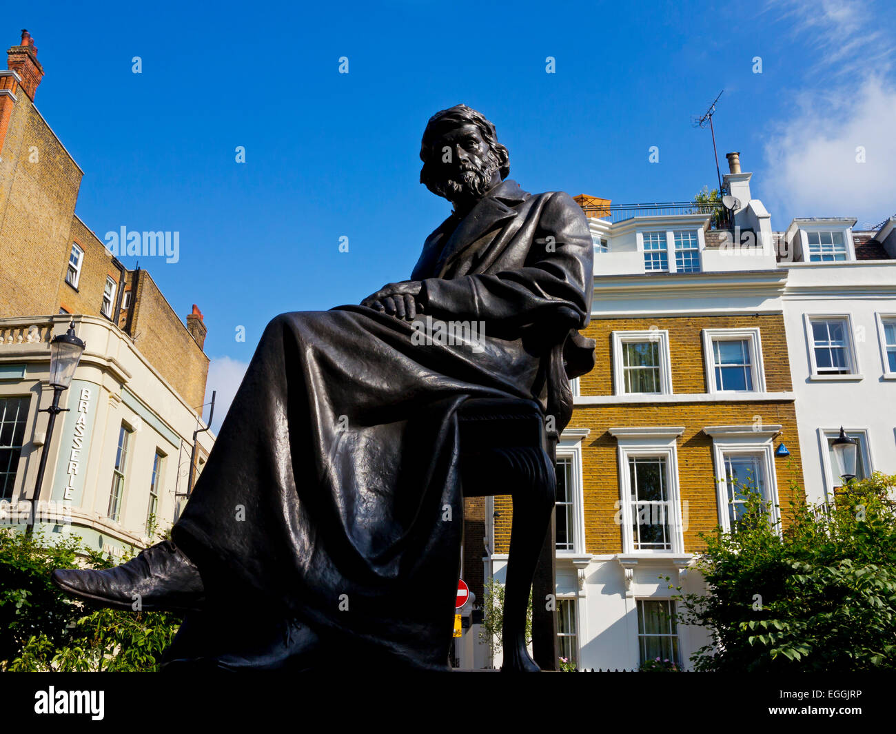 Chelsea embankment 19th century hi-res stock photography and images - Alamy