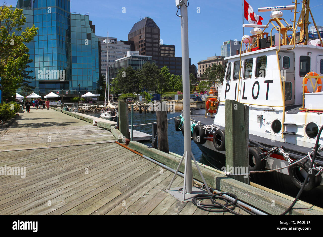 The Halifax Waterfront in Nova Scotia Stock Photo - Alamy
