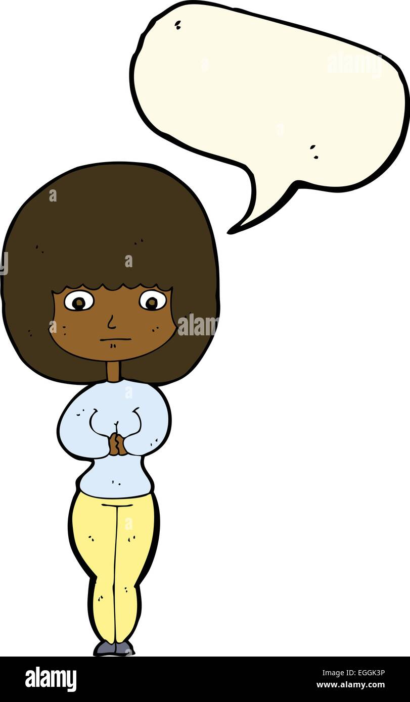 Shy woman bubble hi-res stock photography and images - Alamy