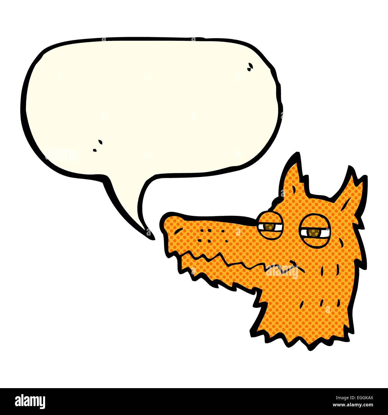 cartoon smug fox face with speech bubble Stock Vector Image & Art - Alamy