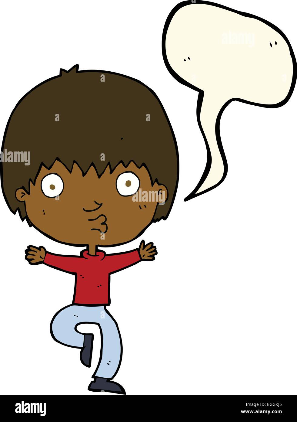 Cartoon jumping man speech hi-res stock photography and images - Alamy