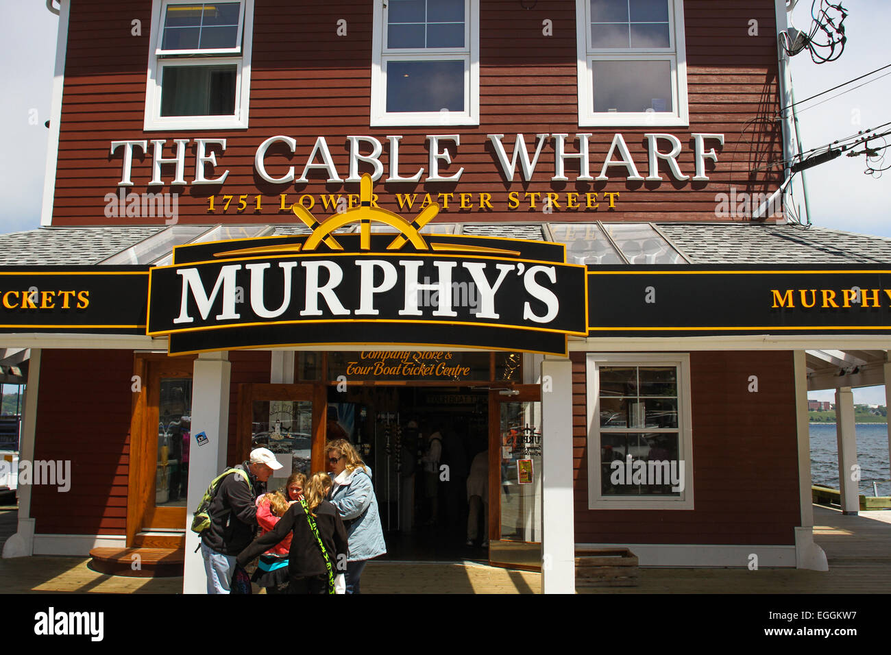 Murphy's Cable Wharf located along the waterfront in Halifax, N.S Stock ...