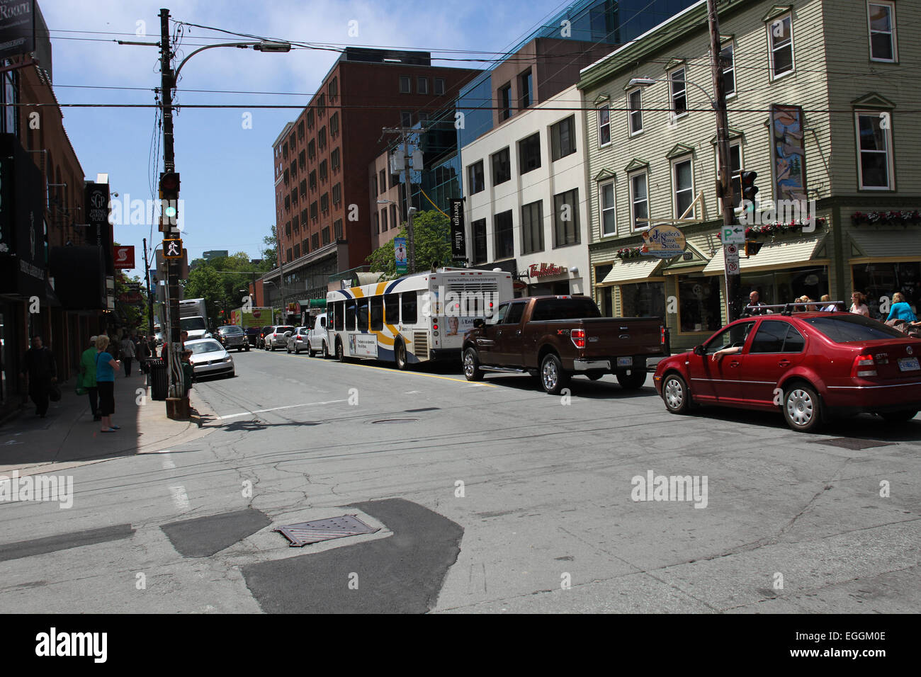 Spring Garden Road in Halifax, N.S Stock Photo - Alamy