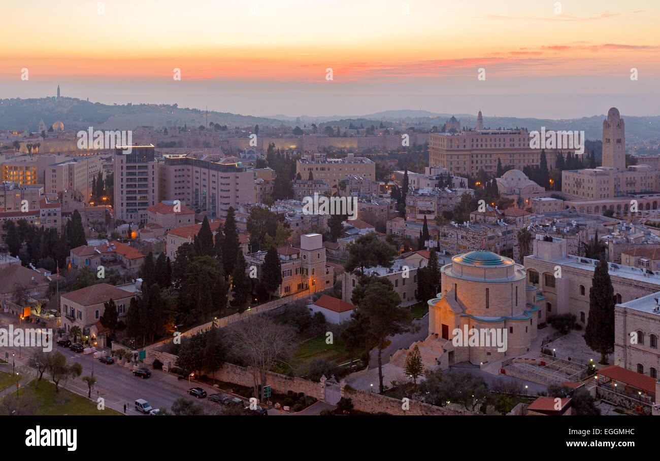 Skyline jerusalem hi-res stock photography and images - Alamy